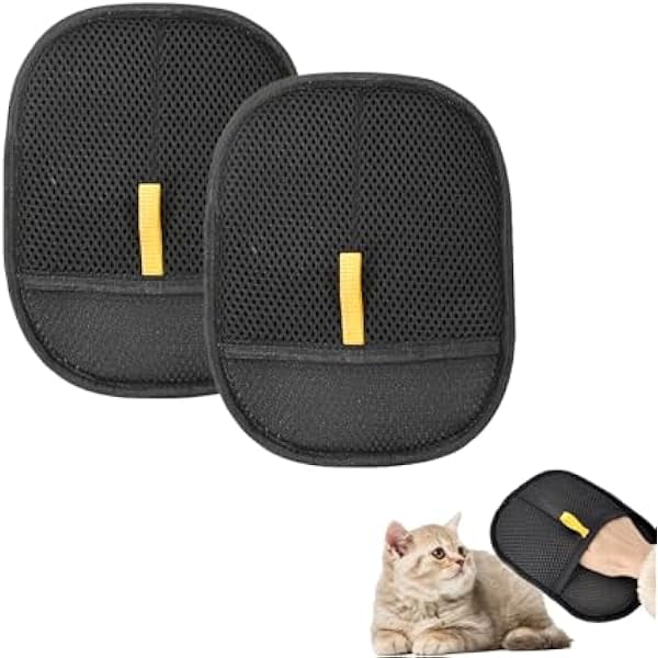 YJJSKEJI Yomi Pet Hair Remover Glove,Celery Pets Double Sided Grooming ...