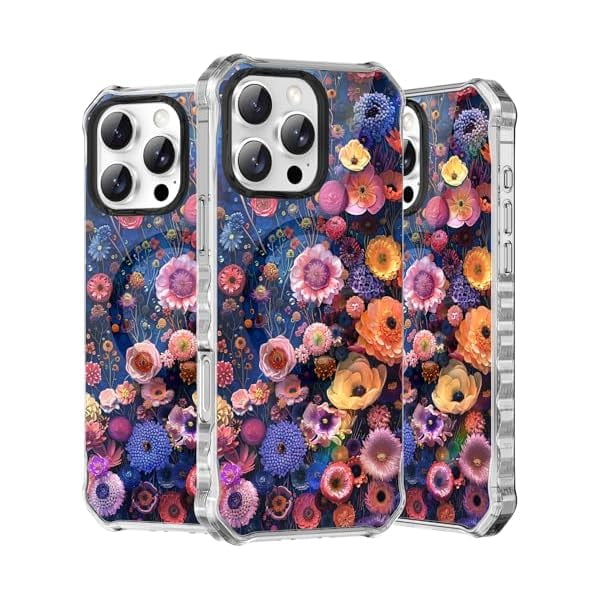 YJJSKEJI for iPhone 16 Pro Case 6.3", with [Curly Wave Edge & Shiny ...