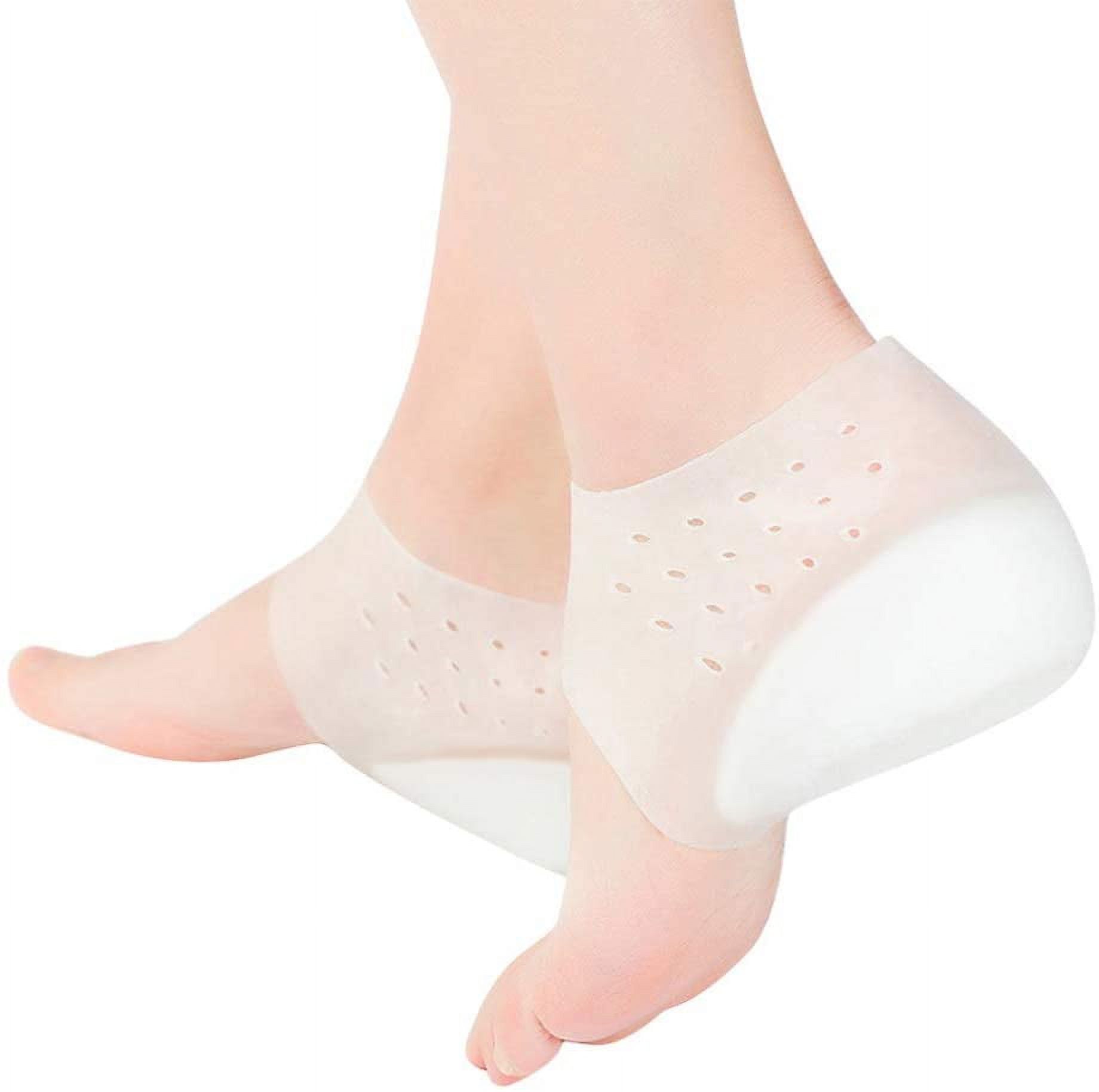 YJJWYY Inside Height Insoles Silicone Heel Pads Cover Silicone Shoes ...