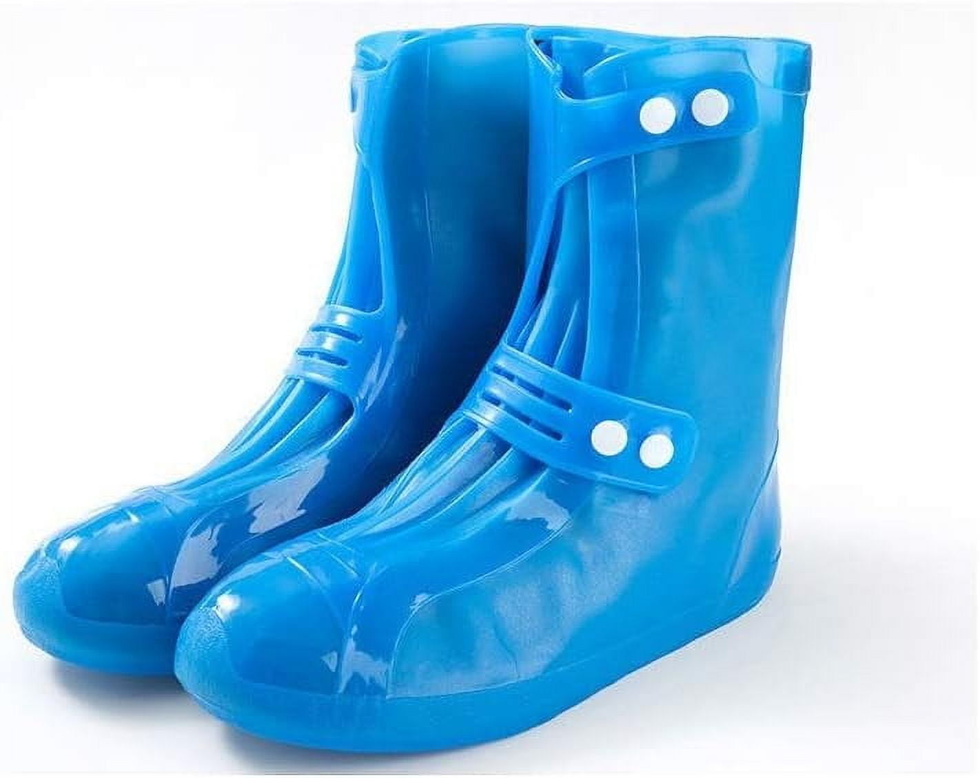 YJJWYY Waterproof Silicone Shoe Covers, Reusable Foldable Not-Slip Rain ...