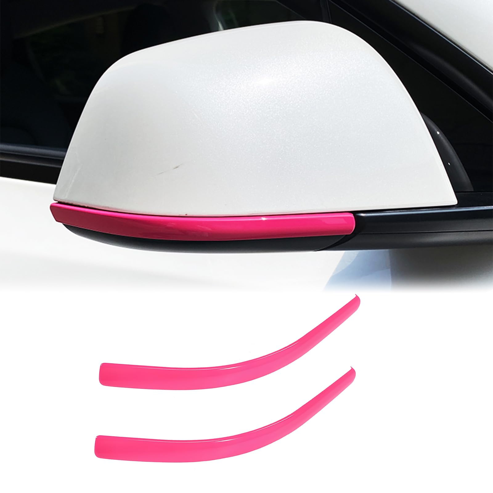 YJMOTOR Fit Ttesl Model OIF8 Y Side Mirror Trim Strip Compatible with ...
