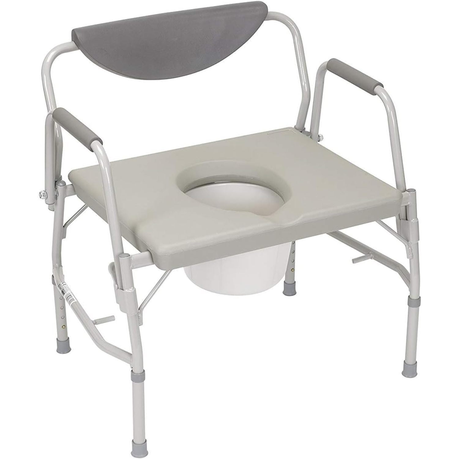 YJSF Bariatric Deluxe Drop-Arm Commode - Walmart.com