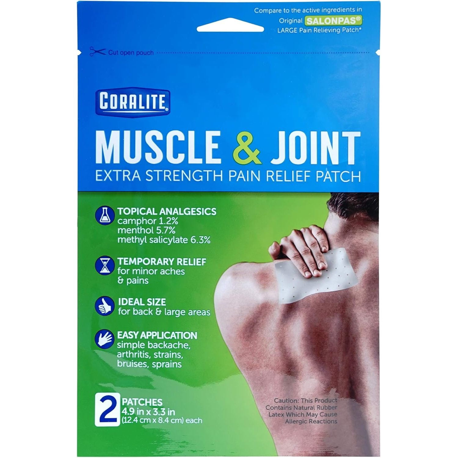 YJSF Pain Relieving Patch - Extra Strength Joint & Muscle Pain Relief ...