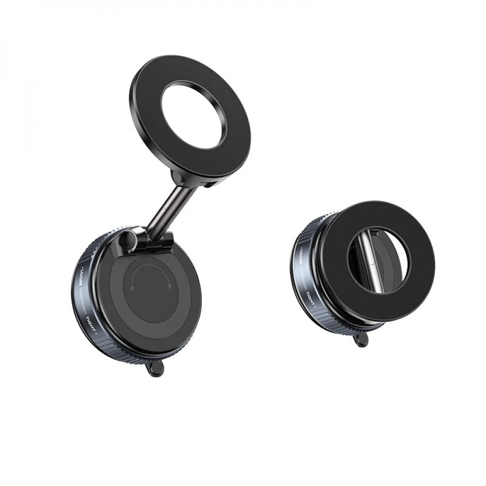 YJWELE Foldable 360° Rotating Magnetic Vacuum Car Mount for Smartphones ...