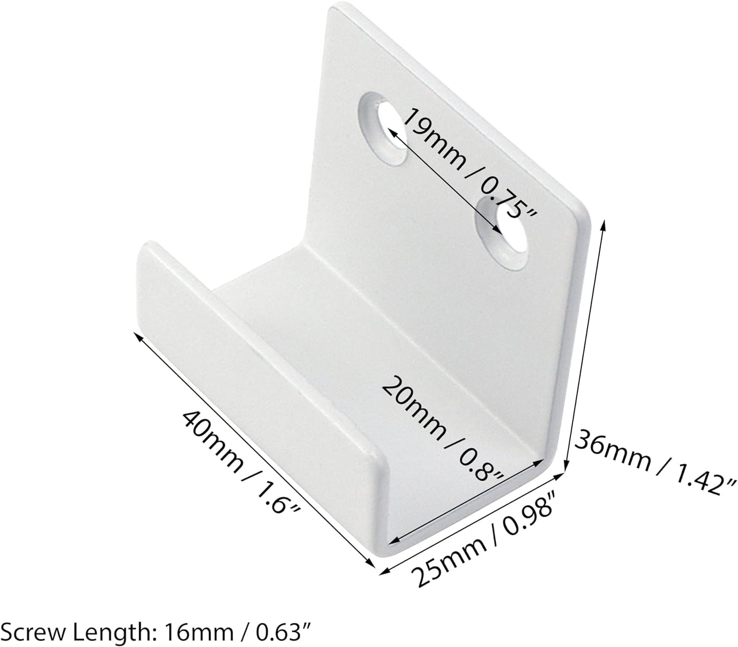 YJYASX-10 Pcs Stainless Steel Hanger Bracket for Ceramic Tile Billboard ...