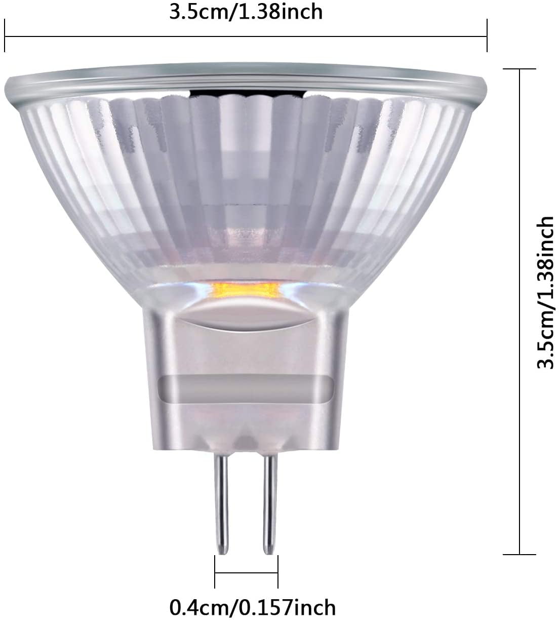 YJYASX-10 Pieces Halogen Light Bulbs Mr11 12v FTD Halogen Spotlight ...