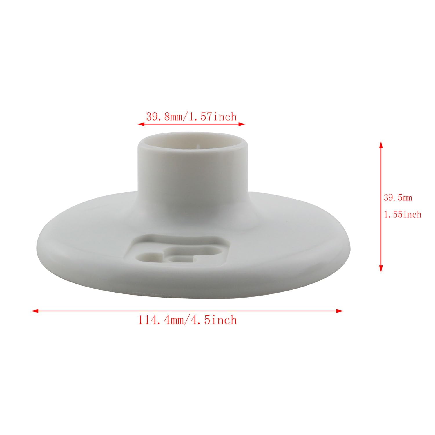 YJYASX-660W 600V Light Bulb Shade E26 Lamp Base Pendant Socket Round ...