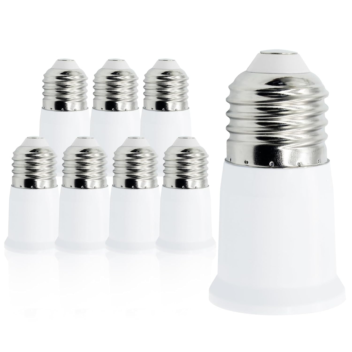 YJYASX-8 Pack E26 Socket Extender, 3CM/1.2 Inch E26 Light Bulb ...
