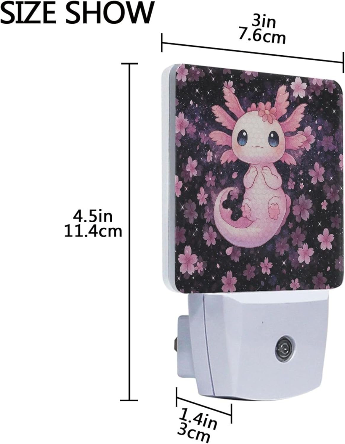 YJYASX-Axolotl LED Sensor Night Light Set of 2 Pink Cherry Blossom ...