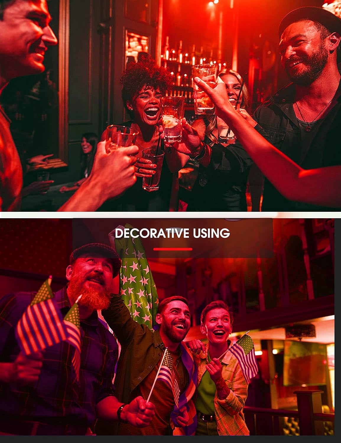 YJYASX-Christmas Flood Light Bulbs, [2 Pack], Red Green LED BR30 Flood ...