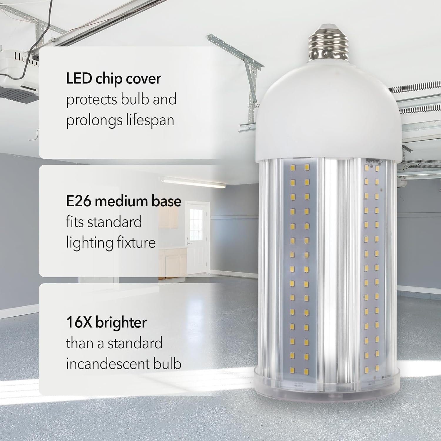 YJYASX-LED Corn Cob Bulb, 100W (500W Equivalent), 10,000 Lumen ...