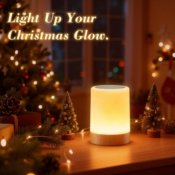 YJYASX-LED Night Light Bedside Lamp Touch and Remote Control Dimmable ...