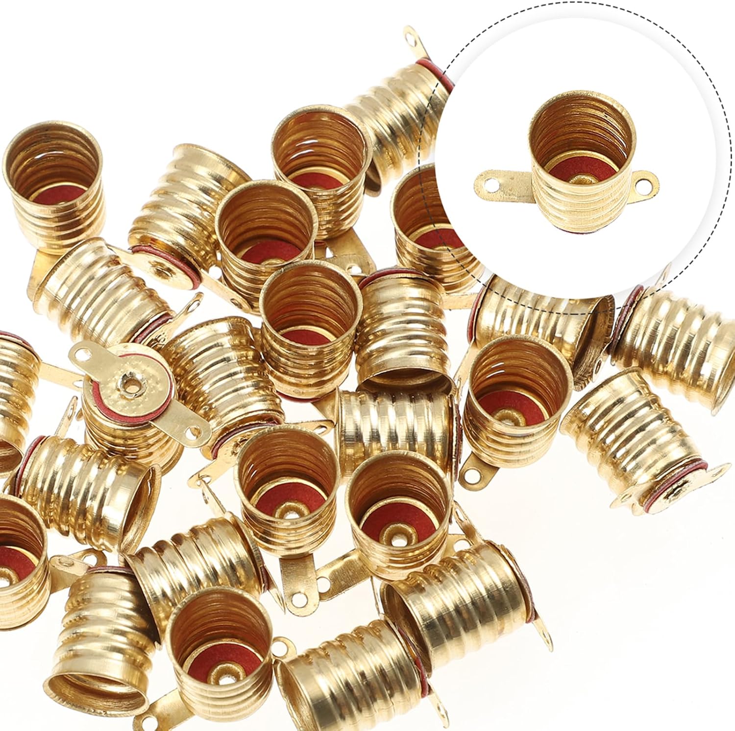 YJYASX-Mini Bulb Base Holder 25pcs E10 Screw Lamp Holder Miniature ...