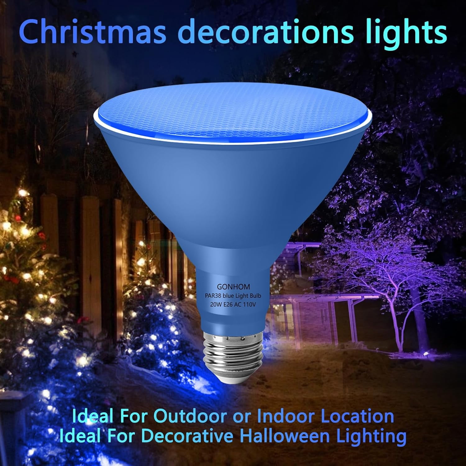 YJYASX-PAR38 Flood Lights Outdoor,Dimmable LED Flood Light Bulbs,20W ...
