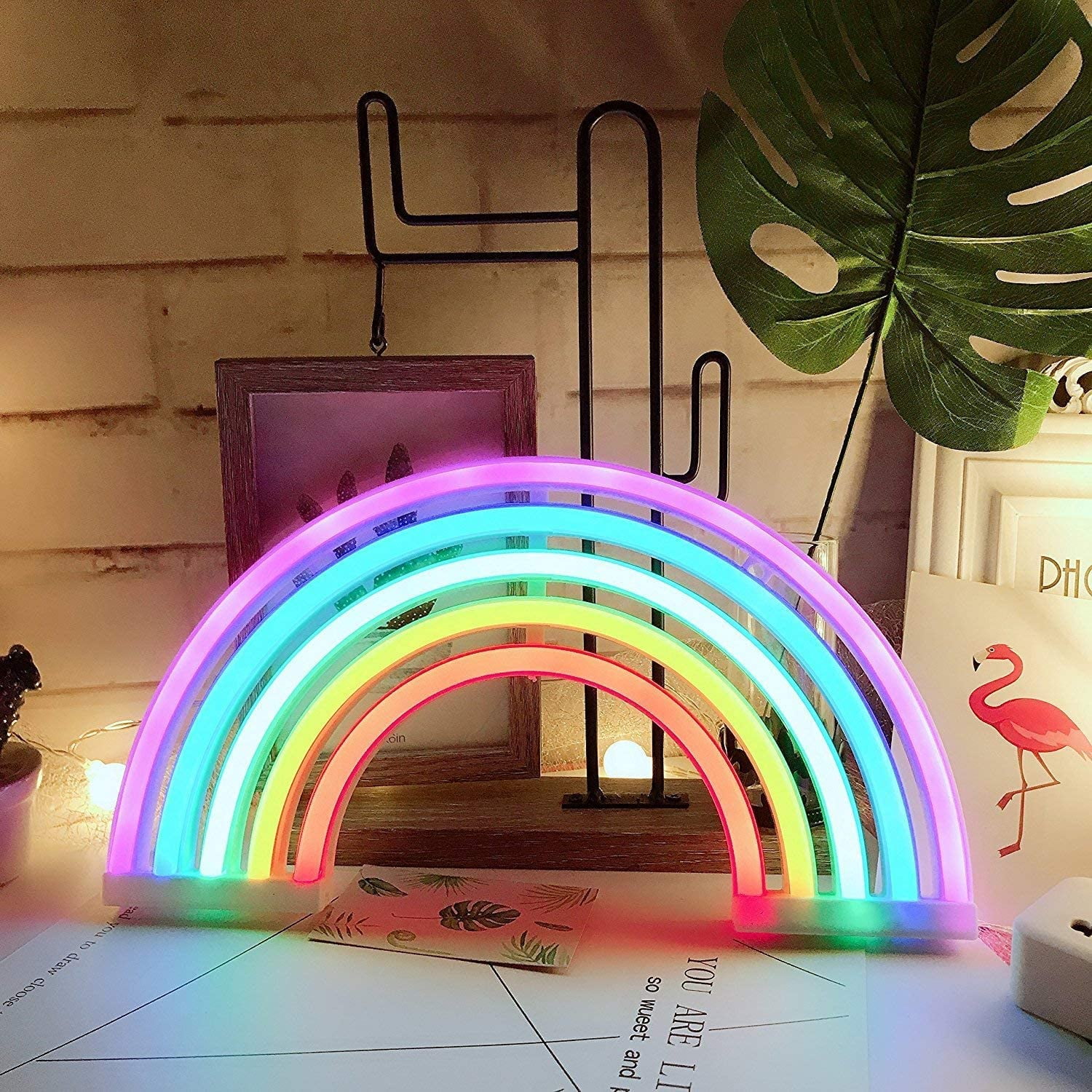 YJYASX-Rainbow Light Signs for Kids Gift LED Rainbow Neon Signs for ...