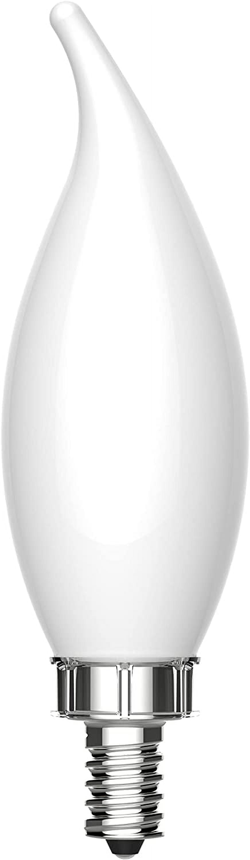 YJYASX-Refresh LED Light Bulbs, 60W, Daylight Candle Lights, Frosted ...