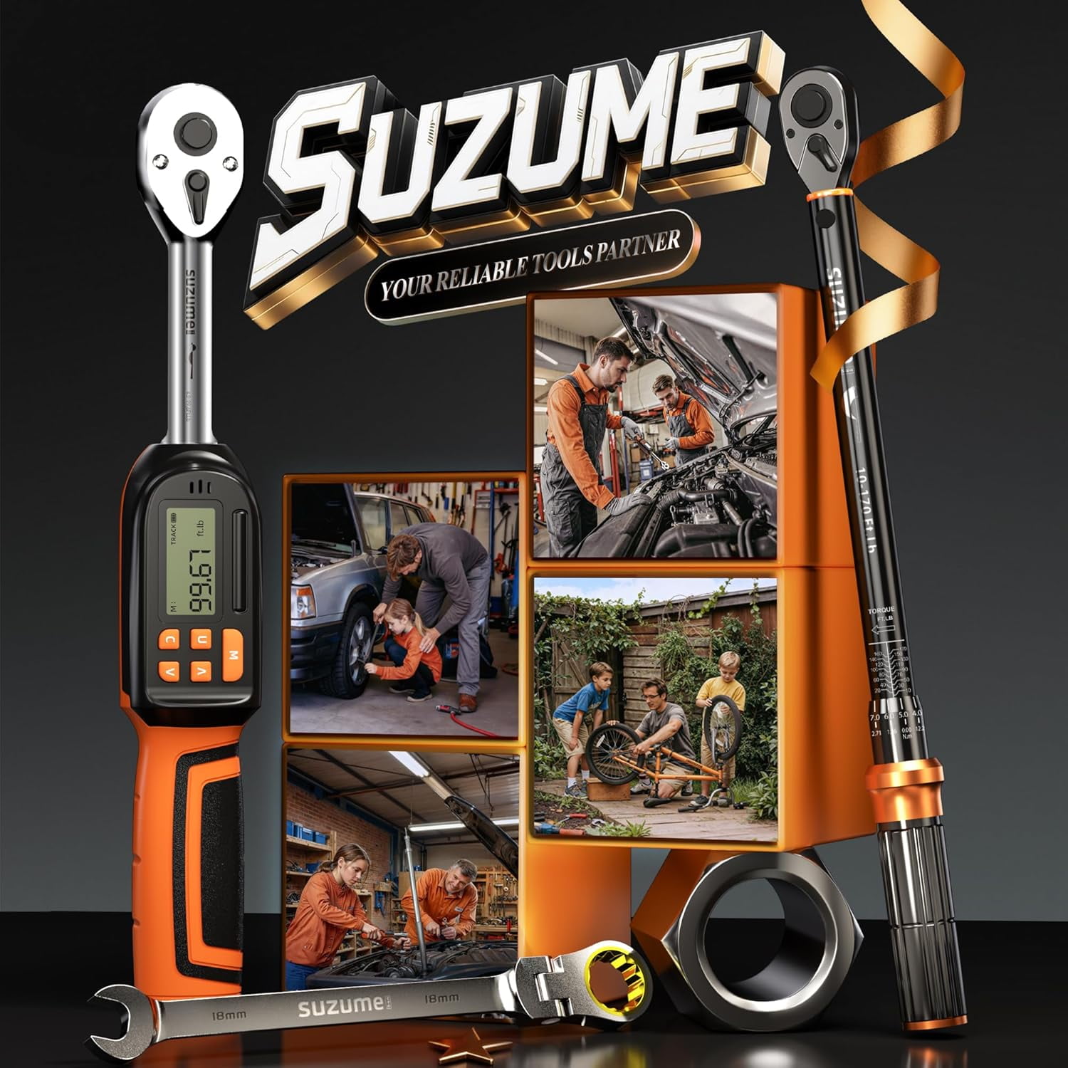 YJYCSAH-1/4 Torque Wrench (20-220 In.Lb/ 2.3-24.9 N.m) ±3% High Accuracy Torque Wrenches 72 ...