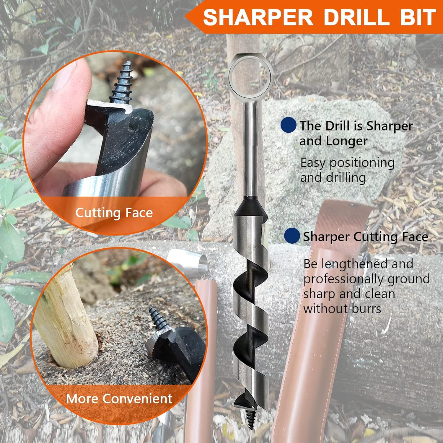 YJYCSAH-1 X 10 Upgrade Scotch Eye Wood Auger, Sharper Embedded Weld ...