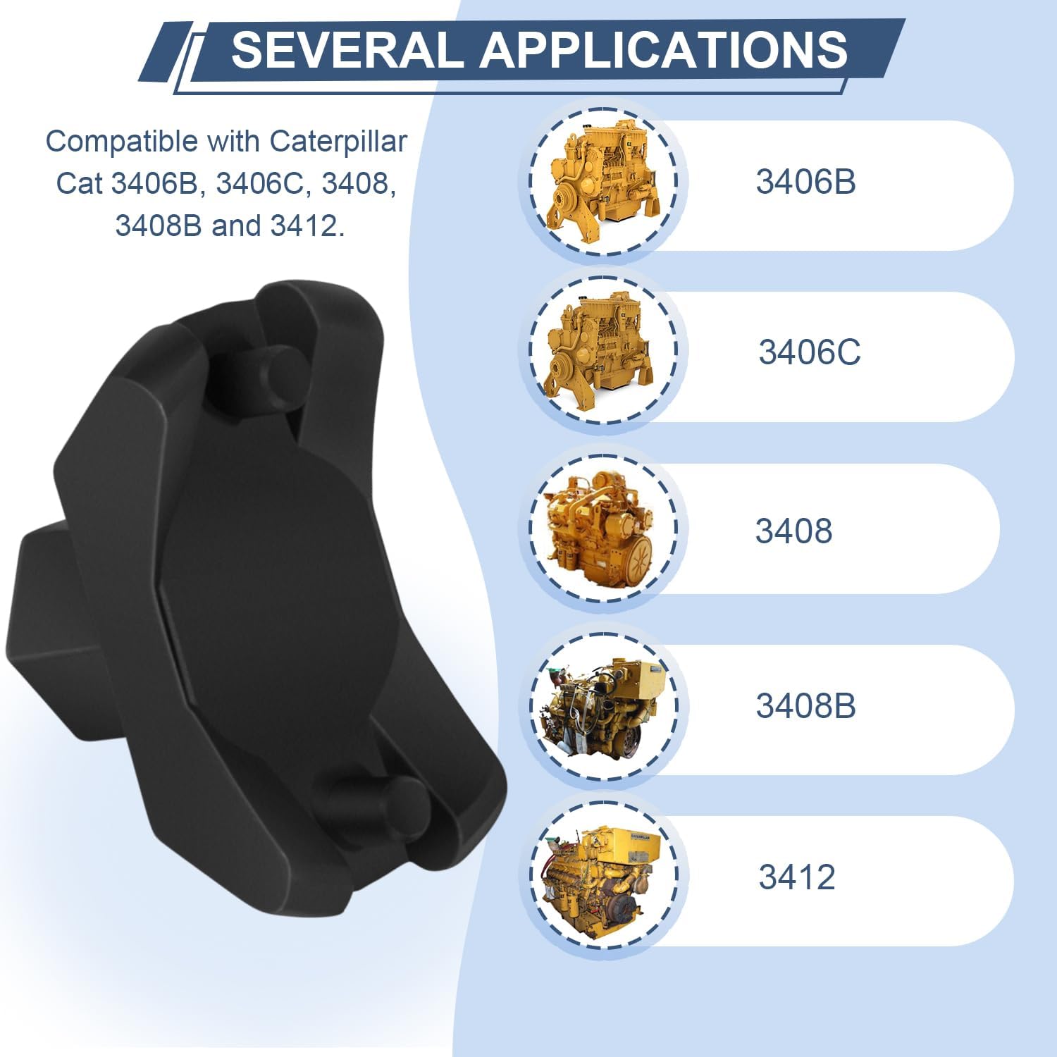YJYCSAH-1342570 Caterpillar Cat Fuel Injection Nozzle Retainer Spanner ...