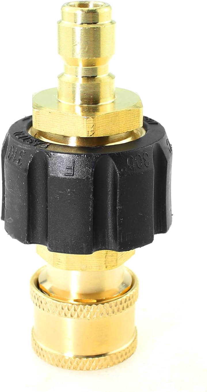 YJYCSAH-2PCS High Pressure Washer Adaptor M22 14mm Male to 1/4inch Plug ...