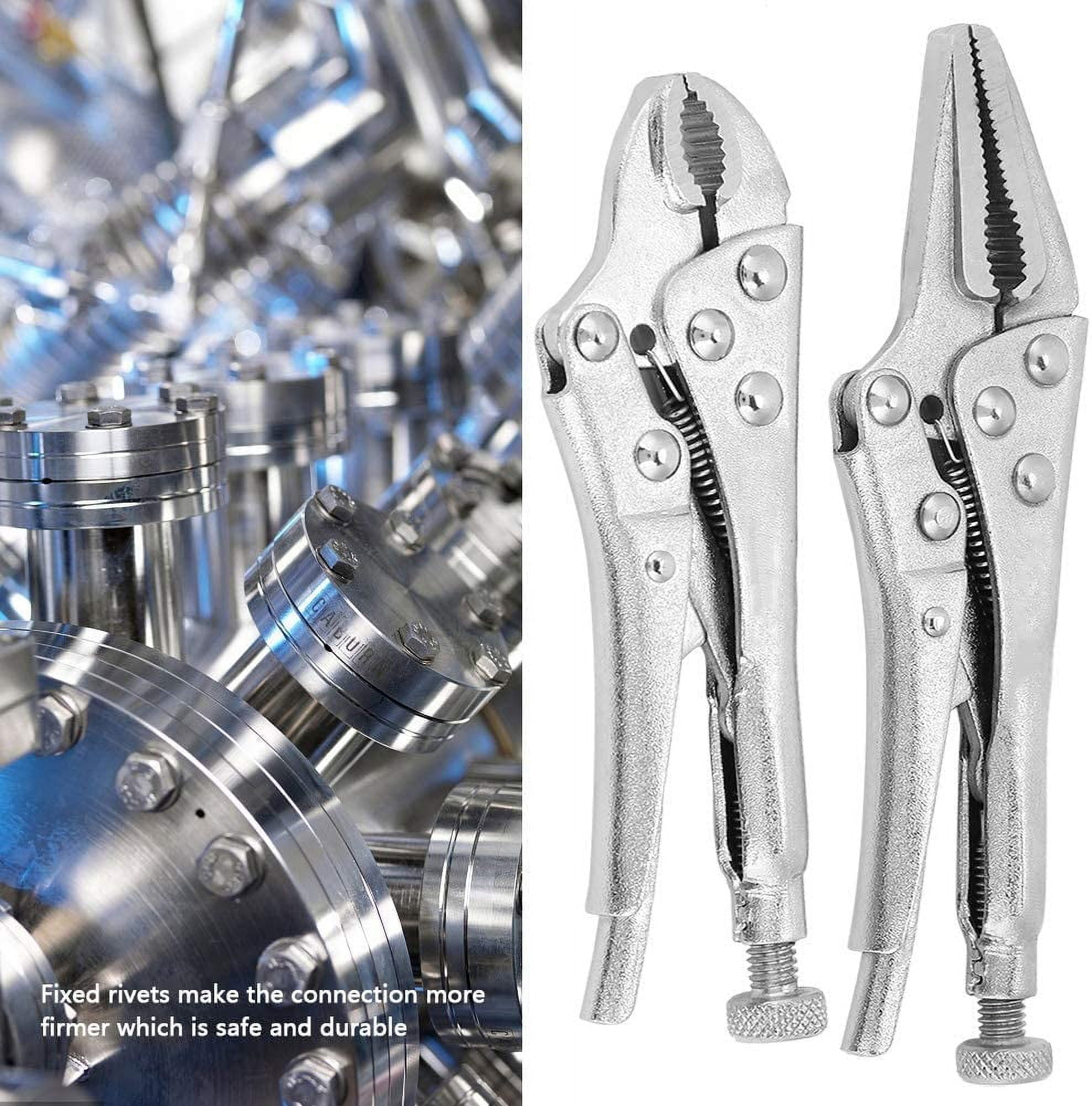 YJYCSAH-2Pcs RT-R05 Small Pliers Mini vice grip set Ground Mouth ...
