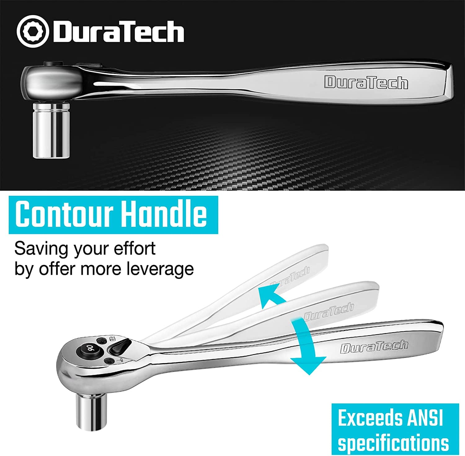 YJYCSAH-3/8-Inch Drive Ratchet, 90-Tooth Ratchet Wrench, Quick-release ...