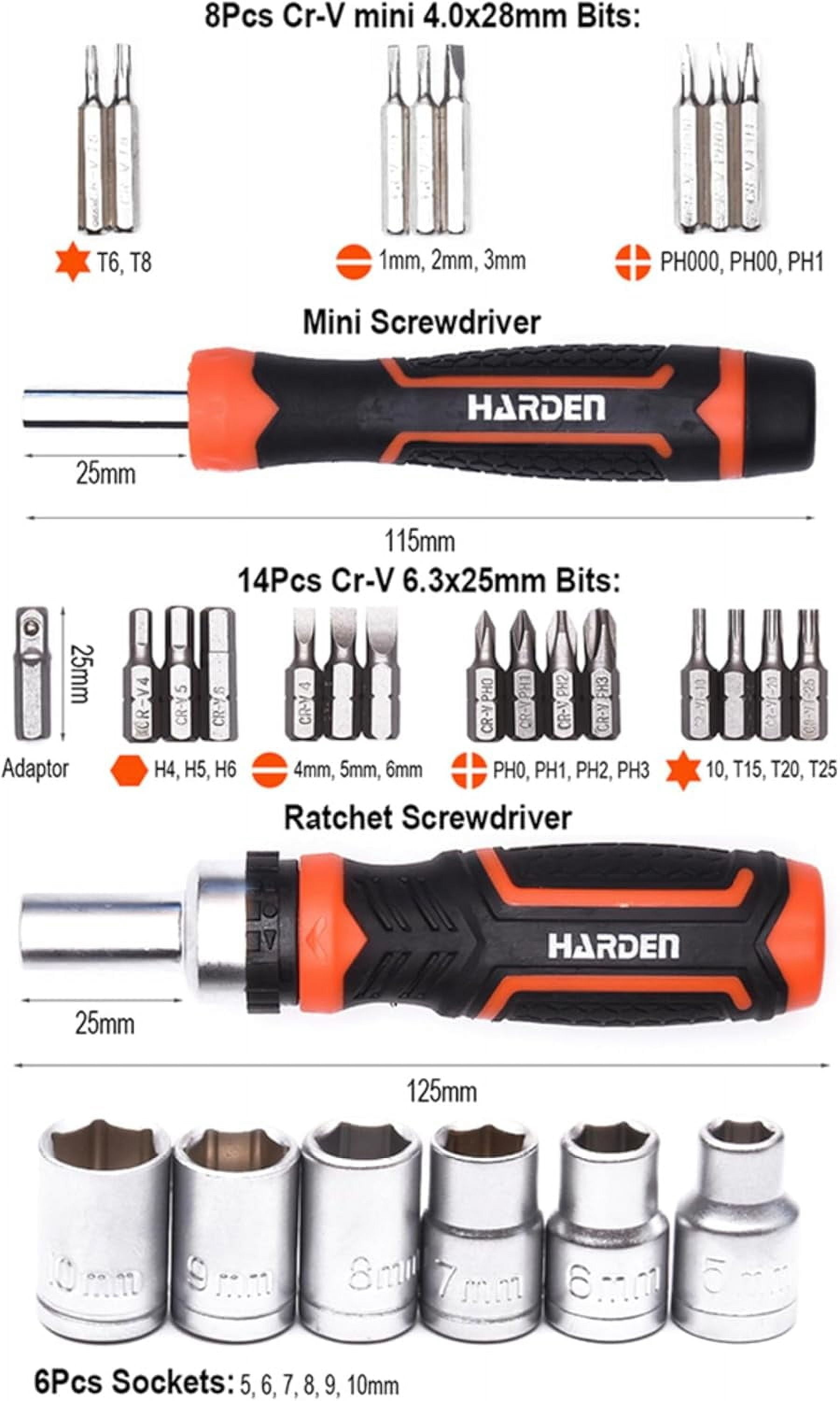 YJYCSAH-31 Piece Ratchet Screwdriver Set - Easy Ratchet Screwdriver Pro ...