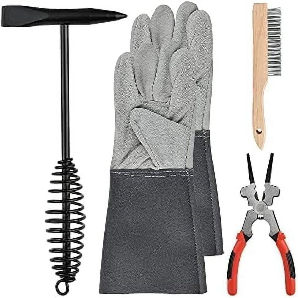 YJYCSAH-4-Piece Welding Slag Removal Tool Set - 10 Inch Chipping Hammer ...