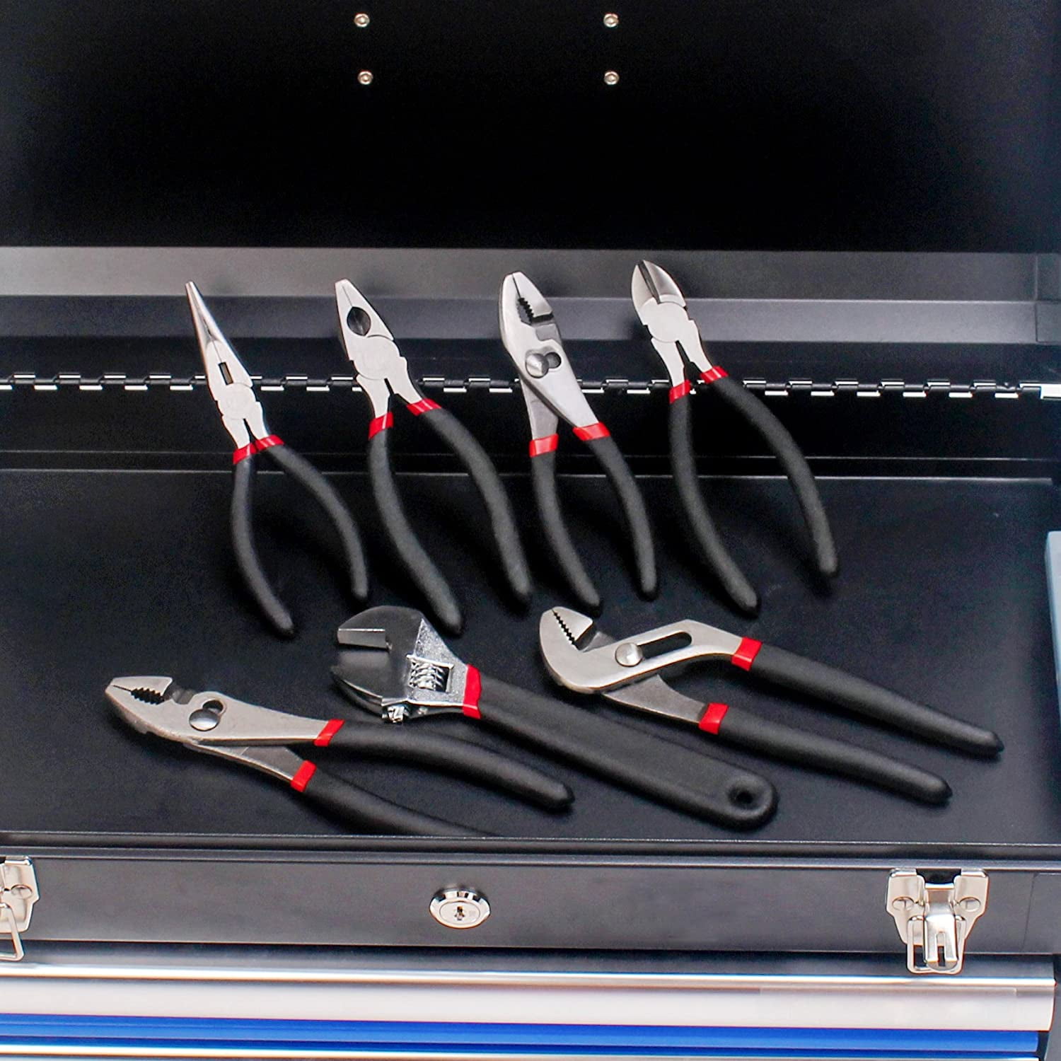 YJYCSAH-7-Piece Utility Pliers and Wrench Set, Includes 8" Adjustable ...