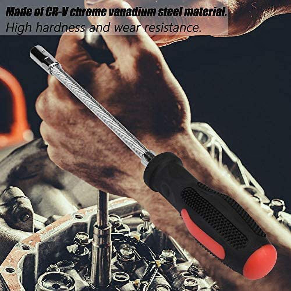 YJYCSAH-7mm Hoop Elastic Soft Rod Flexible Socket, Screwdriver Nut ...
