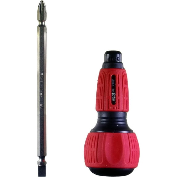 YJYCSAH-ANEX JIS Screwdriver Ball Handle, Japanese Heavy Duty Magnetic ...