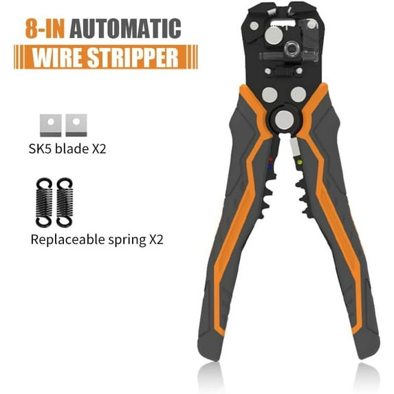 YJYCSAH-Automatic Wire Stripper, 3 in 1 Stripper/Cutter/Crimping Heavy Duty Multi-function Wire ...