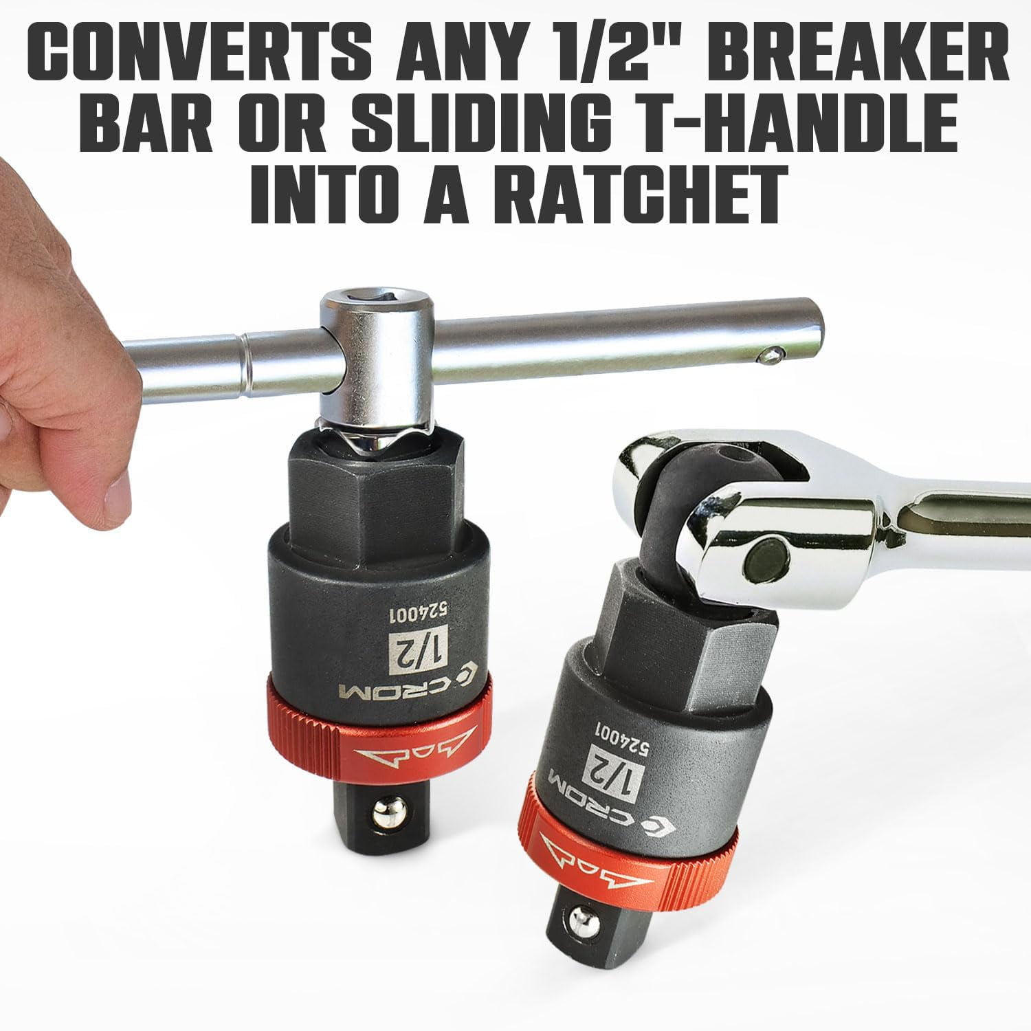 YJYCSAH-Breaker Bar Ratchet Adapter - 1/2-Inch Ratcheting Adapter ...
