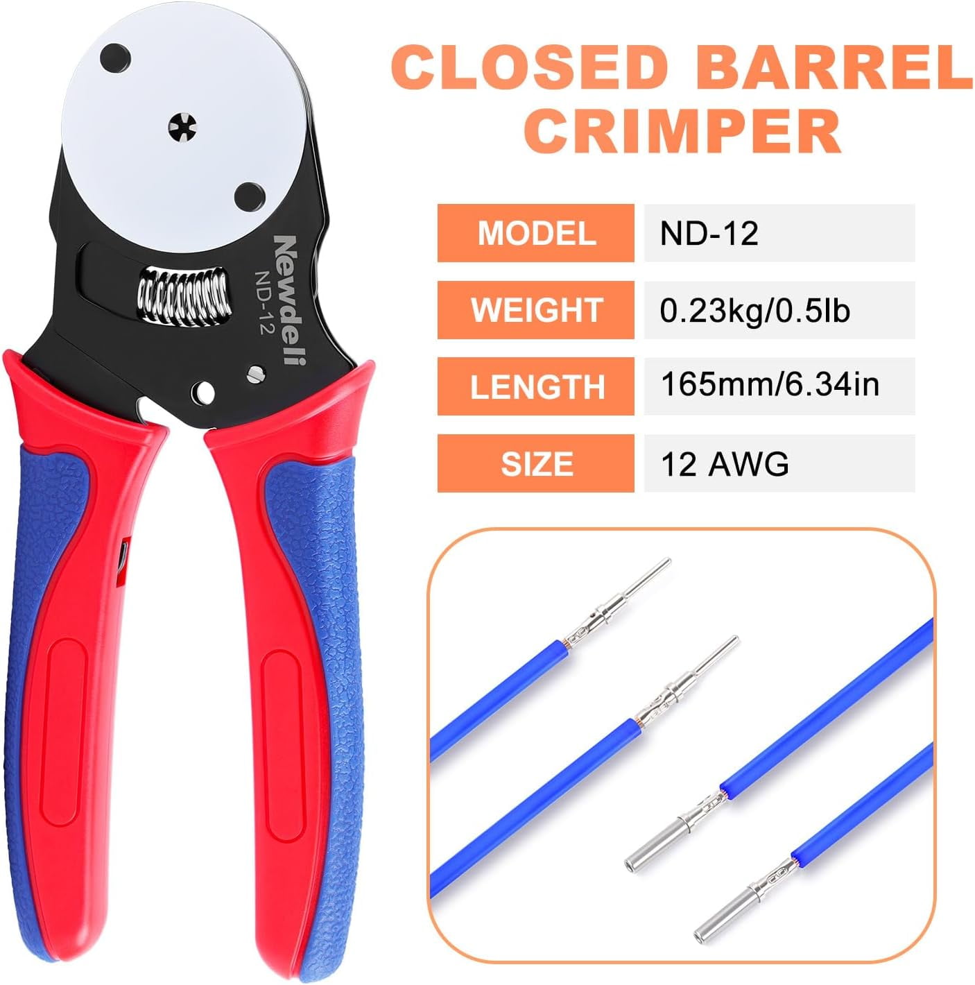 YJYCSAH-Deutsch Crimp Tool Size 12 Deutsch Connector Tool 4 Way Indent ...