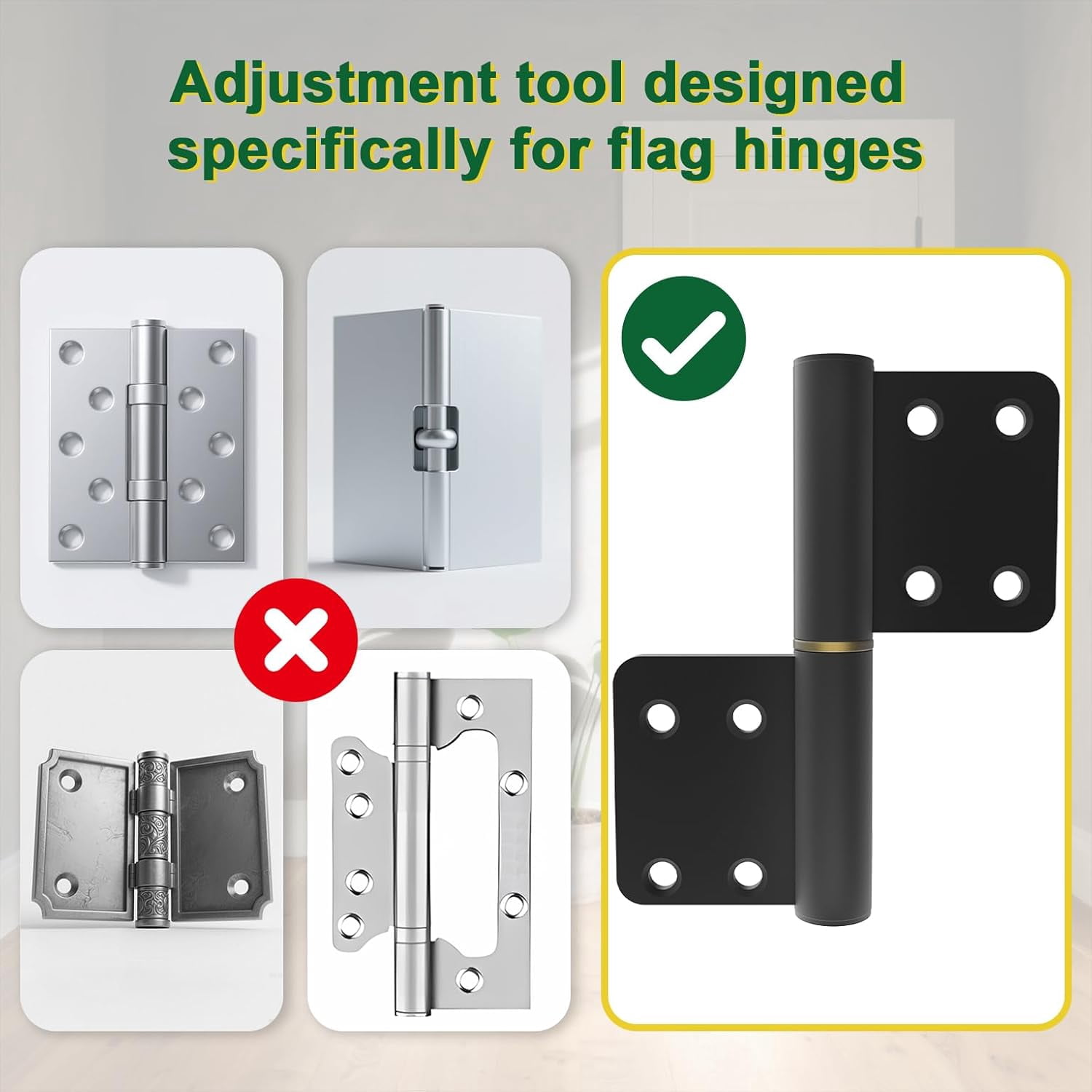 YJYCSAH-Door Hinge Adjustment Tool, Hinges Gap Adjusting Wrench ...