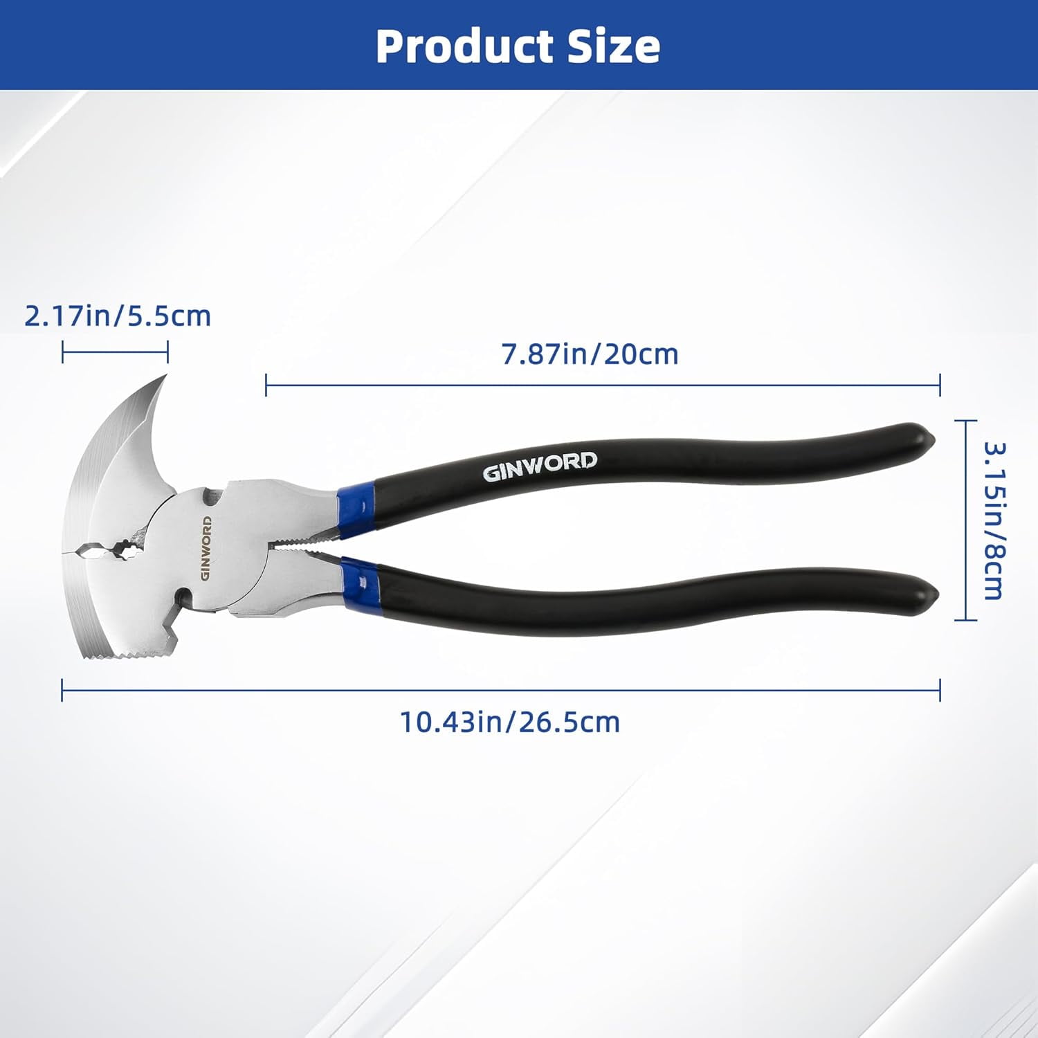 YJYCSAH-Fencing Pliers,10.4 Inch Multi Fence Tool,Hammer Head, Wire ...