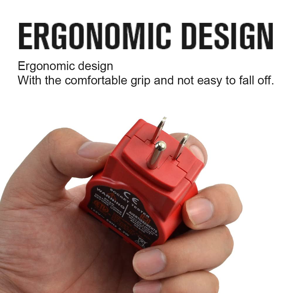 YJYCSAH-GFCI Outlet Tester AC Electrical Outlet Receptacles Socket ...