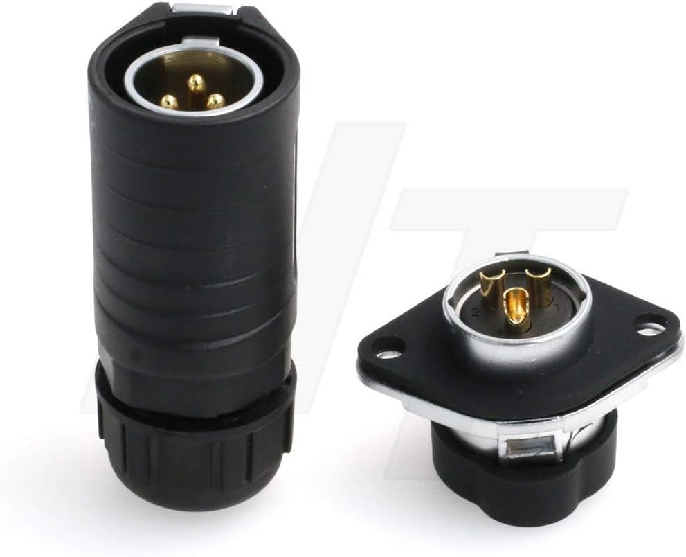 YJYCSAH-HangTon LP20 3 Pin Waterproof Connector 30 Amp Quick Disconnect High Voltage Power ...