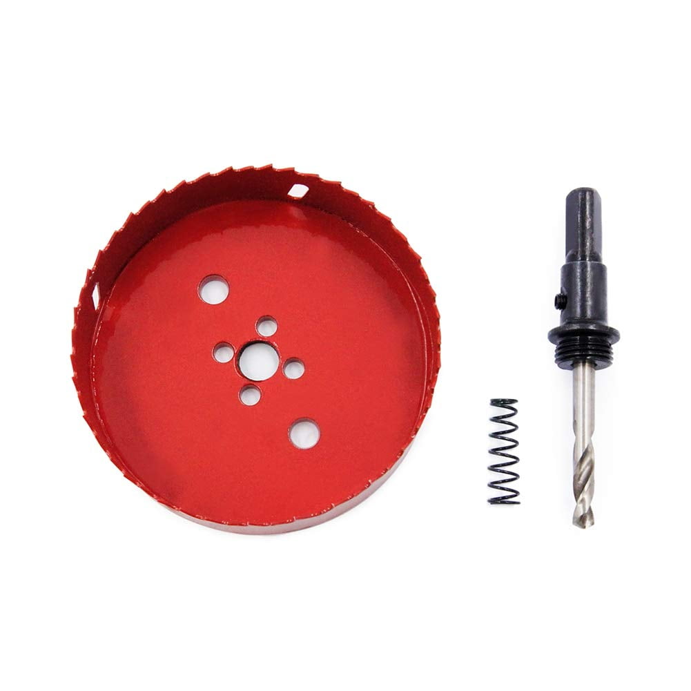 YJYCSAH-Hole Saw Drill Bit LAIWEI HSS Hole Cutter with Arbor for Wood,PVC Board and Plasterboard ...