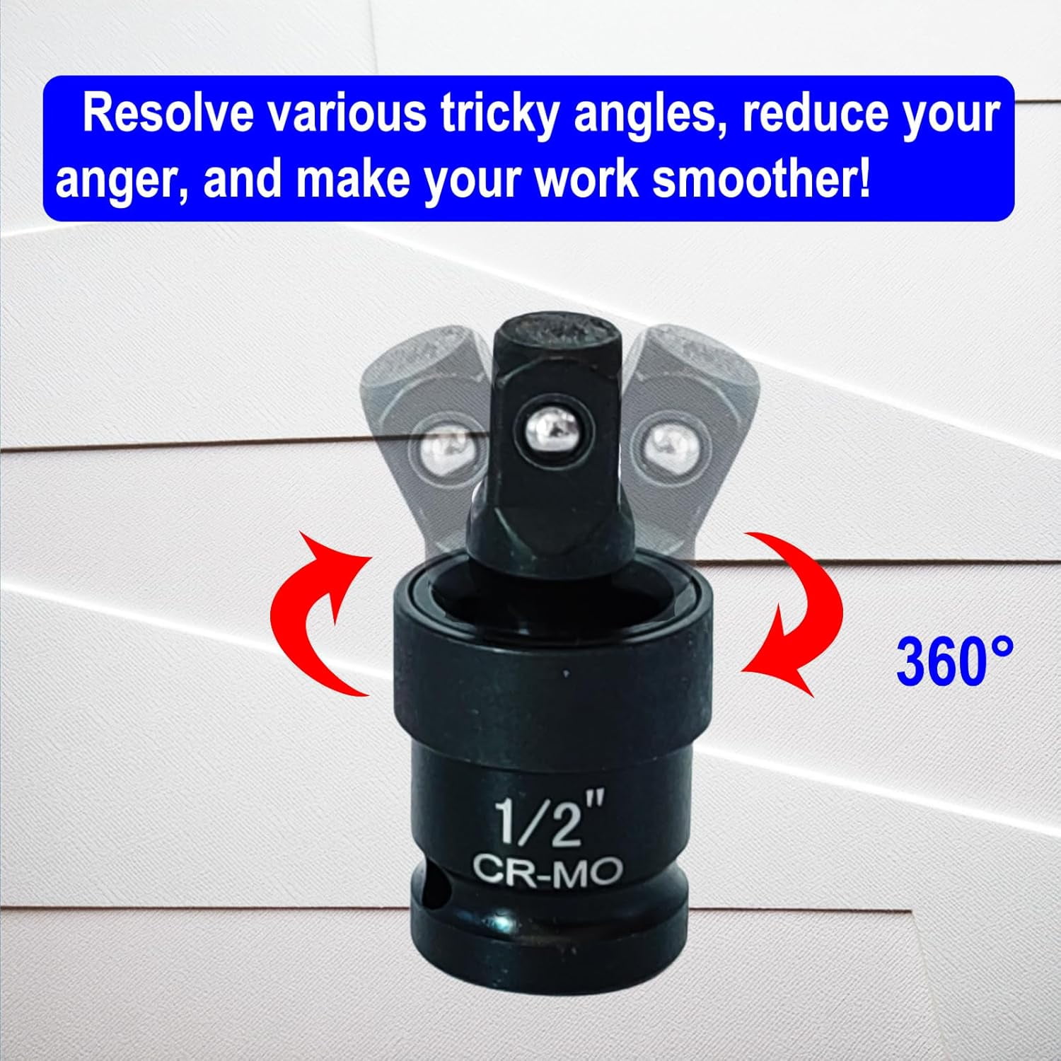 YJYCSAH-Impact Universal Joint-Socket Swivel Set, Wobble Socket ...