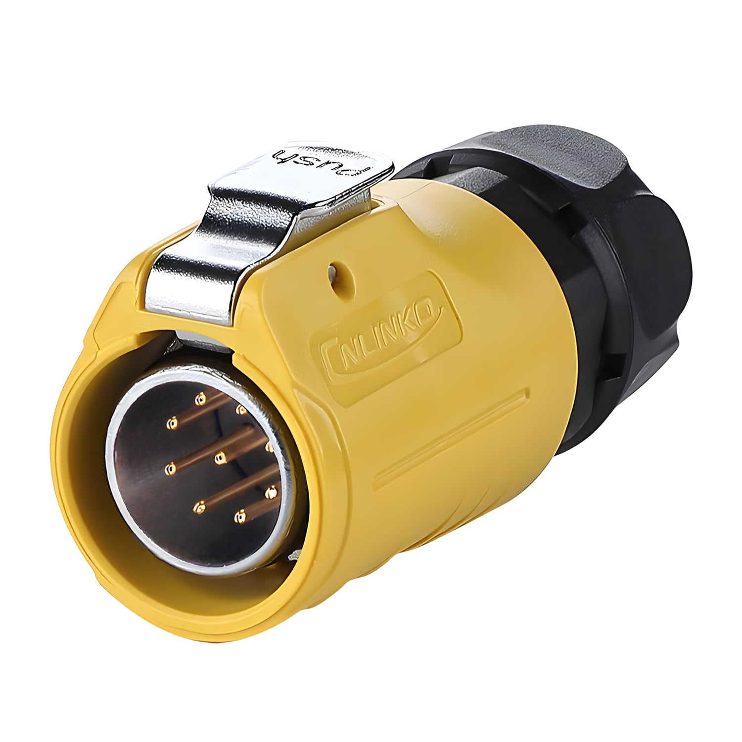 YJYCSAH-LP-20 9 Pin IP68 Waterproof Connector M20 Male Plug Female ...