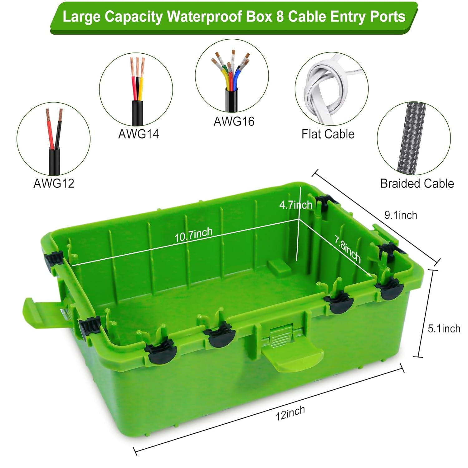 YJYCSAH-Large Outdoor Electrical Box Waterproof, IP54 Extension Cord ...