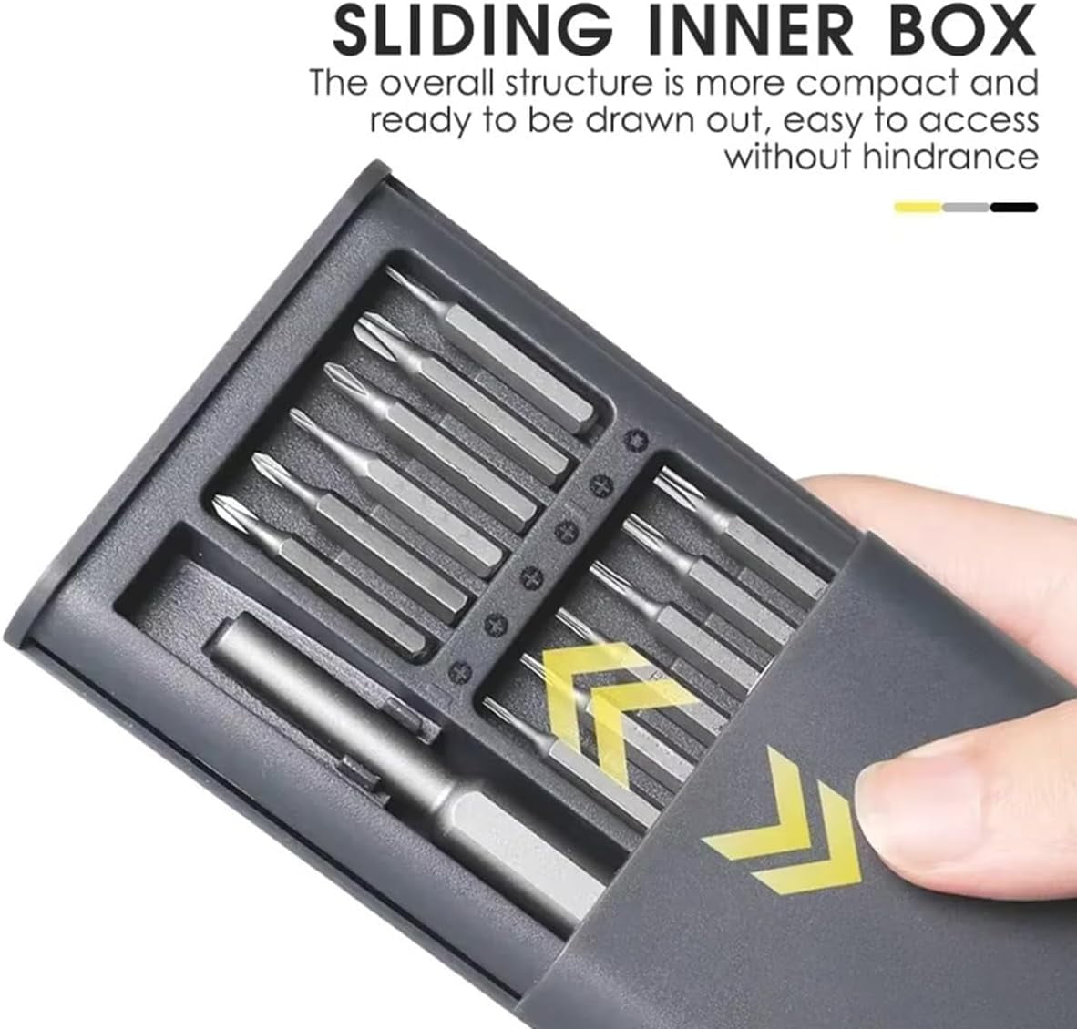 YJYCSAH-Precision Screwdriver Set, 24 Magnetic Driver Bit Pocket Tool ...