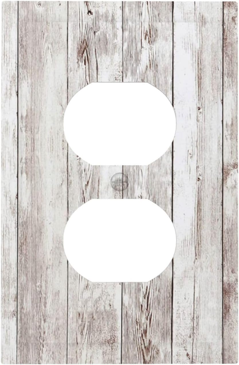 YJYCSAH-Rustic White Grey Distressed Faux Wood Grain Vintage Wooden ...