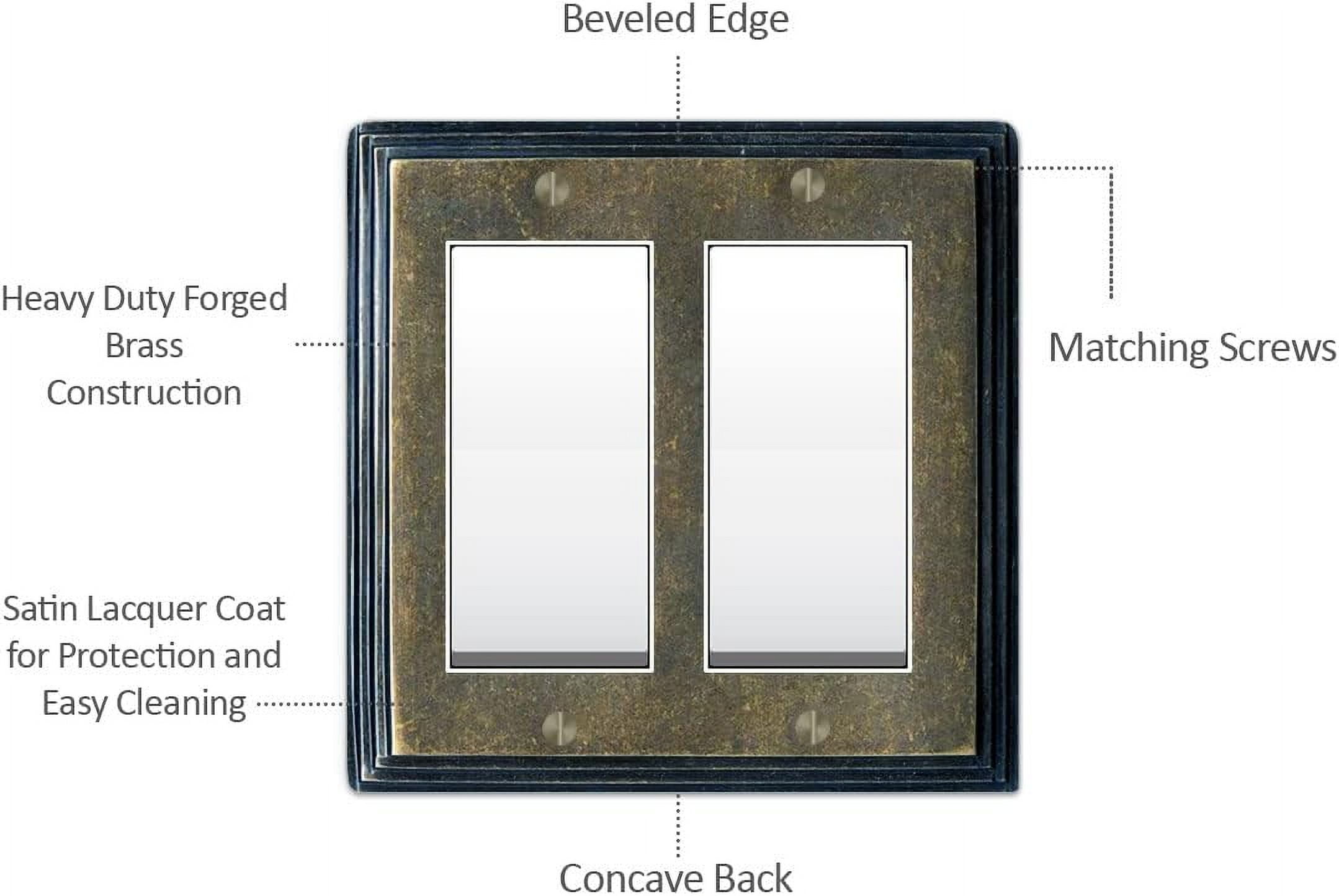 YJYCSAH-Switch Hits Mottled Antique Brass Hazel Green Art Deco Step ...