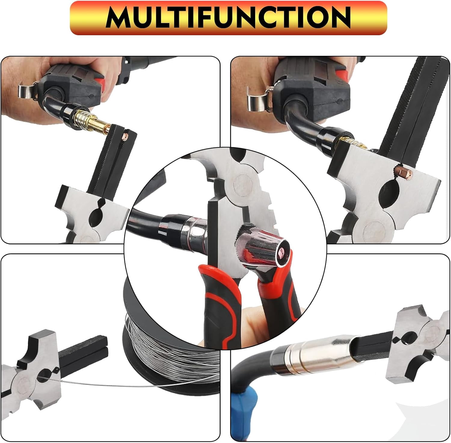 YJYCSAH-Welding Pliers,8 Inch,Chipping Hammer,Fine & Coarse Files ...