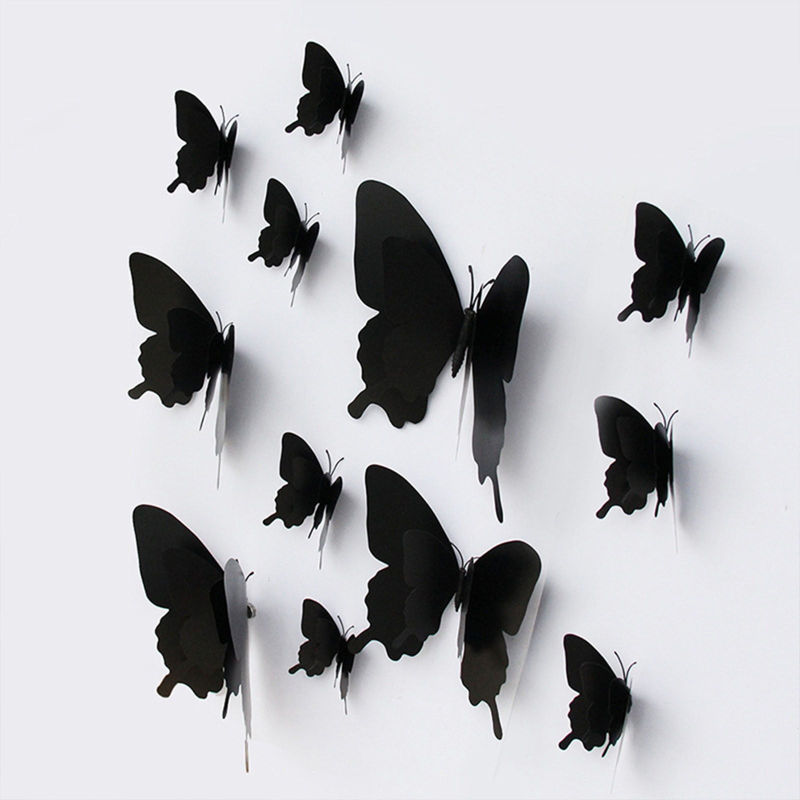 YJYGSQ 12 Piece Flying Insect Wall Decoration Set, 3D Plastic ...
