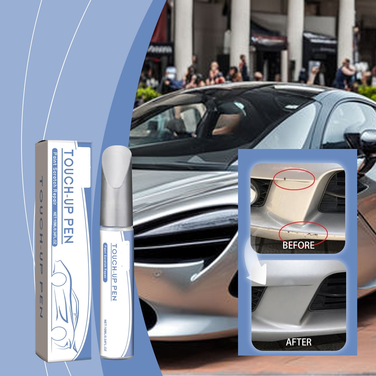 YJYGSQ Car Scratch Repair Pen (10ml) - Auto Touch Up Paint Pen for ...