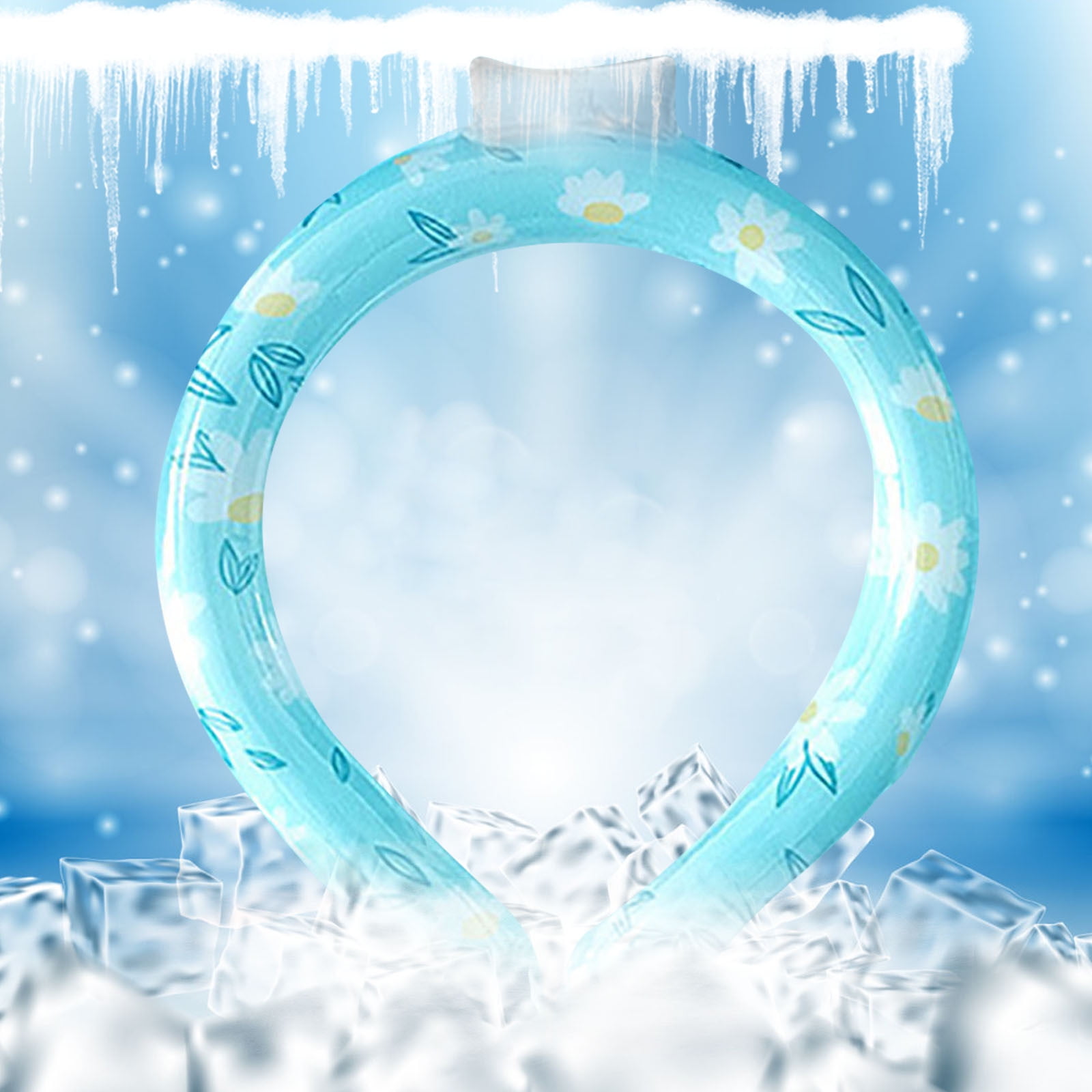 YJYGSQ PCM Neck Ring Ice Ring for Summer Outdoor Sports, Portable ...