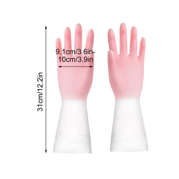 YJYGSQ Water Proof Gloves - Easy to Clean Dishwashing Gloves for ...